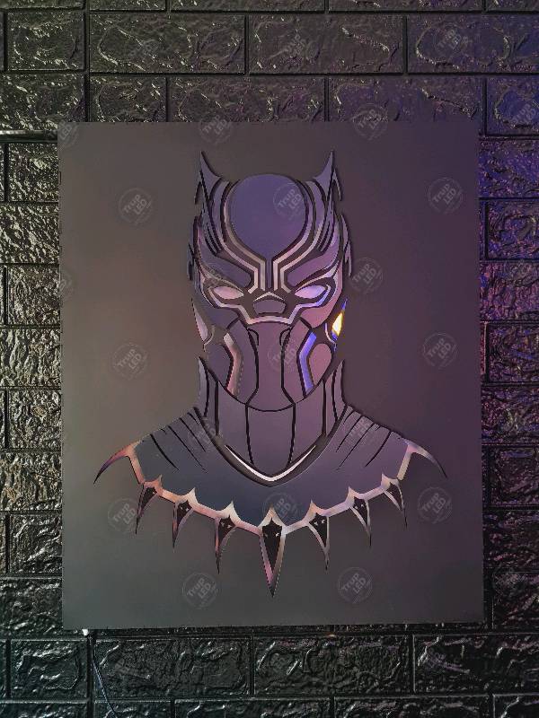 CUADRO PANTERA NEGRA 40x30cm en Lima