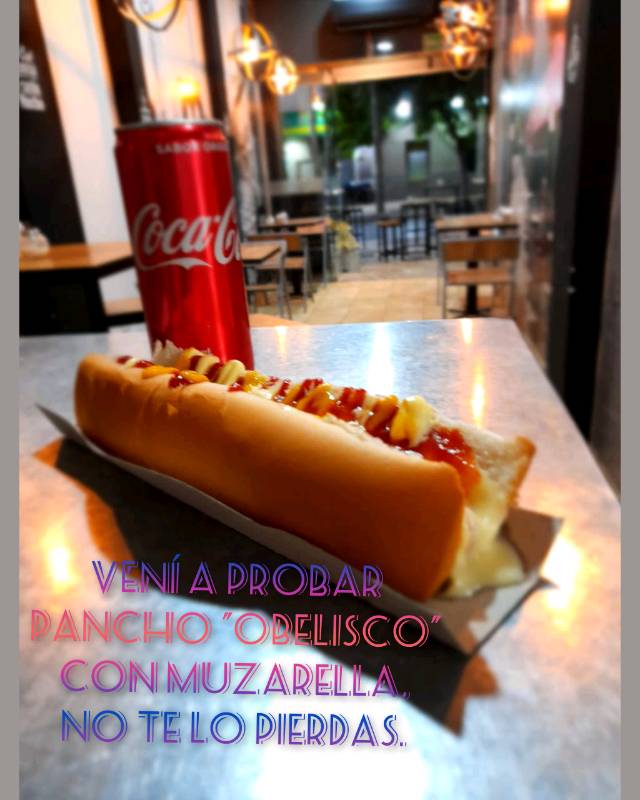 Super pancho + lata gaseosa en San Juan