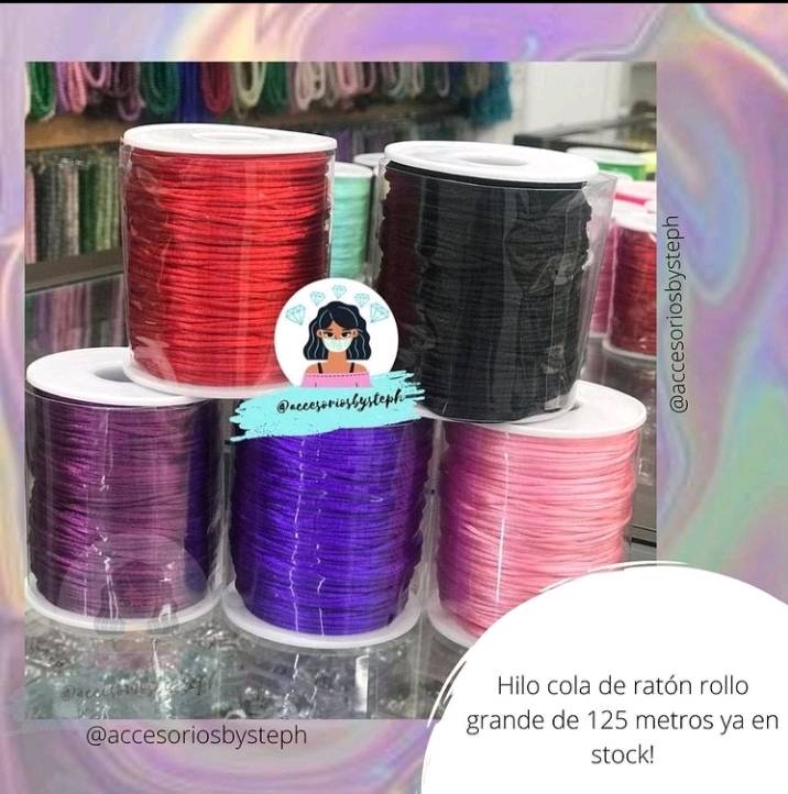Hilo cola de rata por rollo 125 metros en Guayaquil