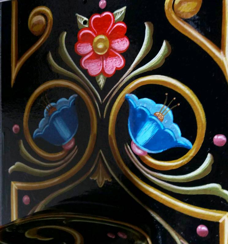 Antigua máquina de coser estilo Fileteado Porteño. en Buenos Aires