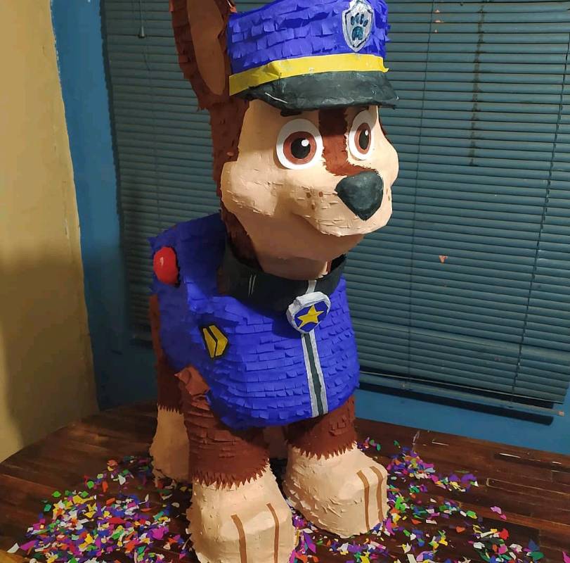 Piñata Chase Paw Patrol en Chacao