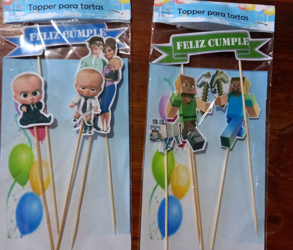 Topper de tortas personalizados en Corrientes