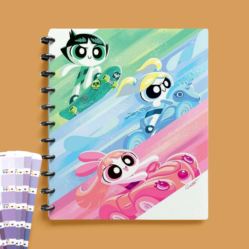 Happy disc notebook A4 - Chicas superpoderosas en Quito