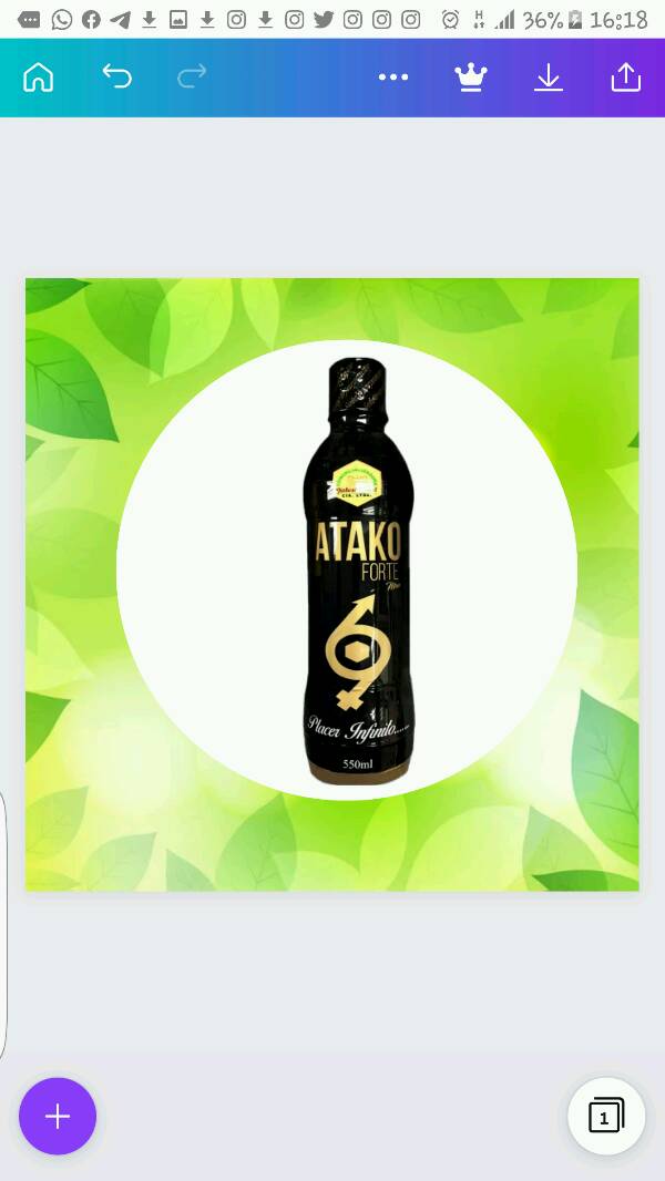 Atako Forte Men 550ml en Quito