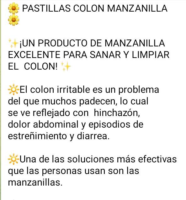 PASTILLAS COLON X 2 en Cali