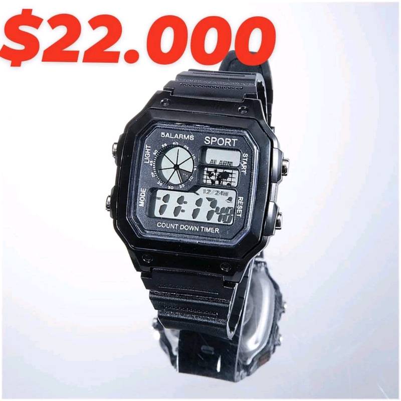 Reloj deportivo digital tipo Casio en Cali