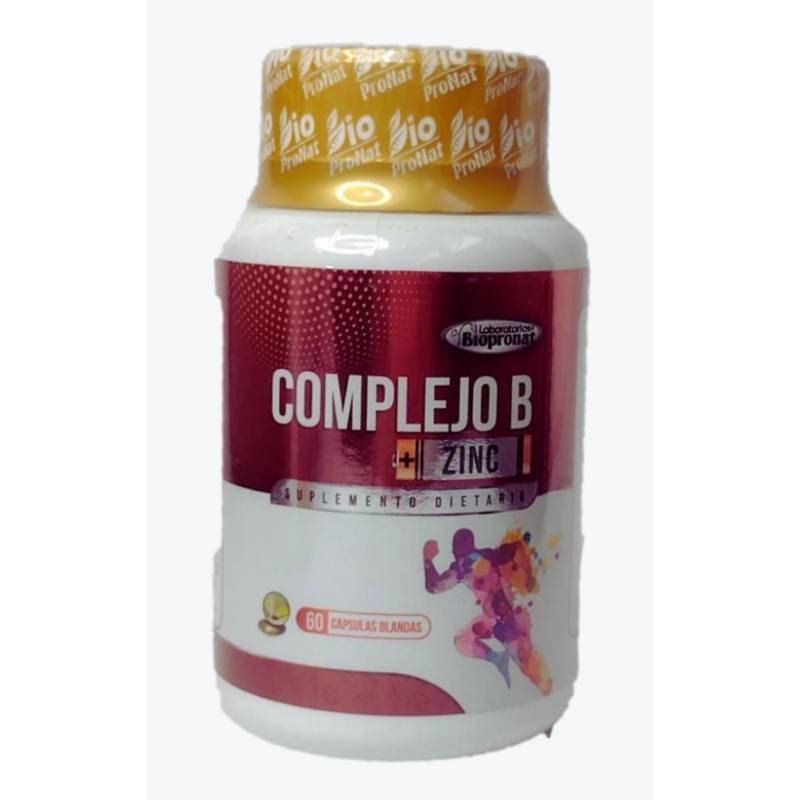 Complejo B + Zinc por 60 capsulas en Cali