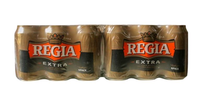Cerveza Regia 12oz. lata en San Salvador