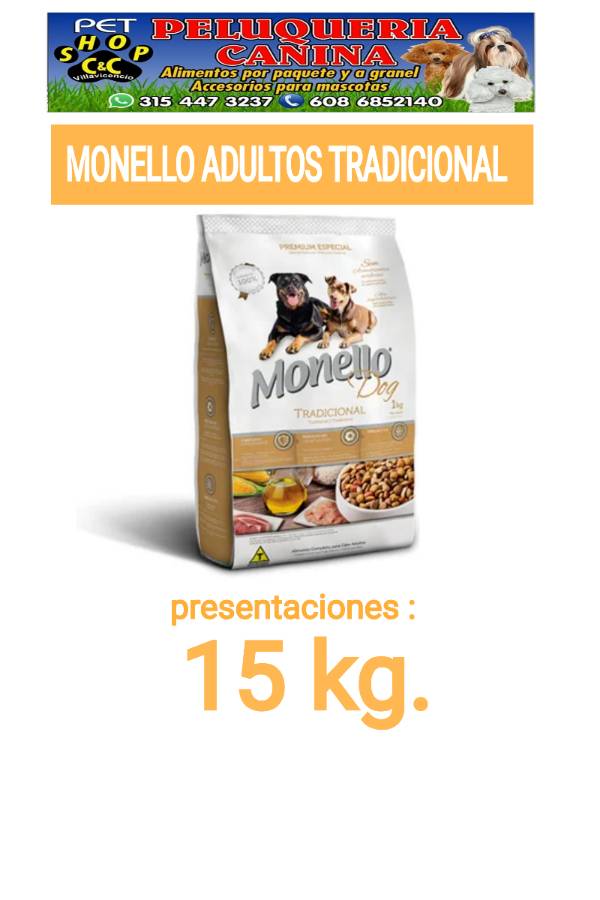 MONELLO ADULTOS TRADICIONAL en Villavicencio