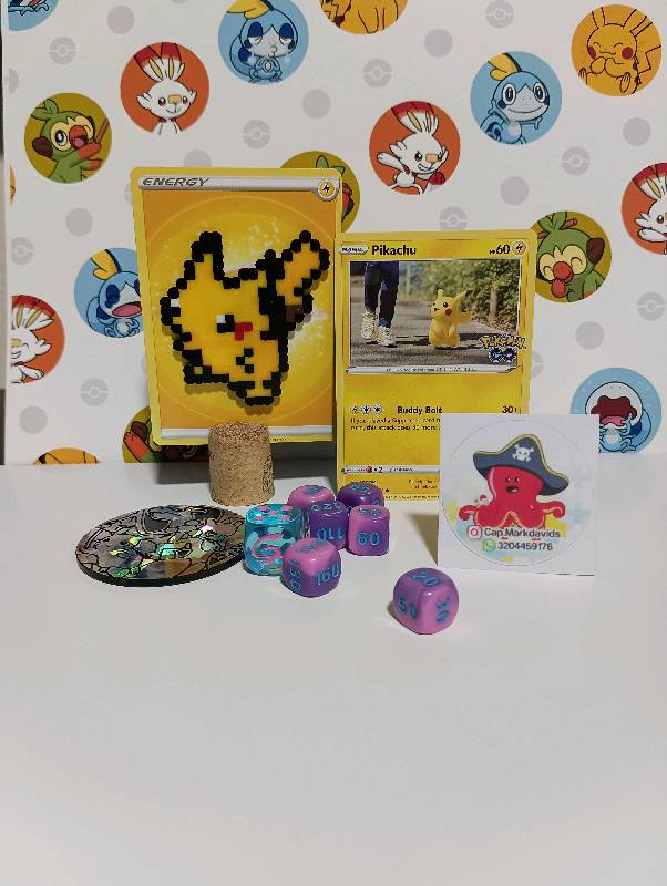 Carta Pokemon en PixelArt + carta Pokemon en Bogotá