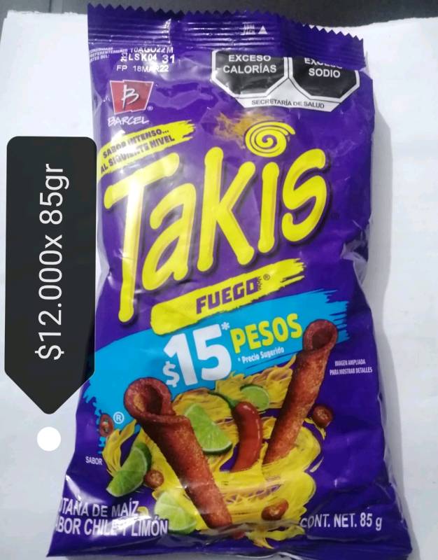 Takis Fuego 85gr en Bello