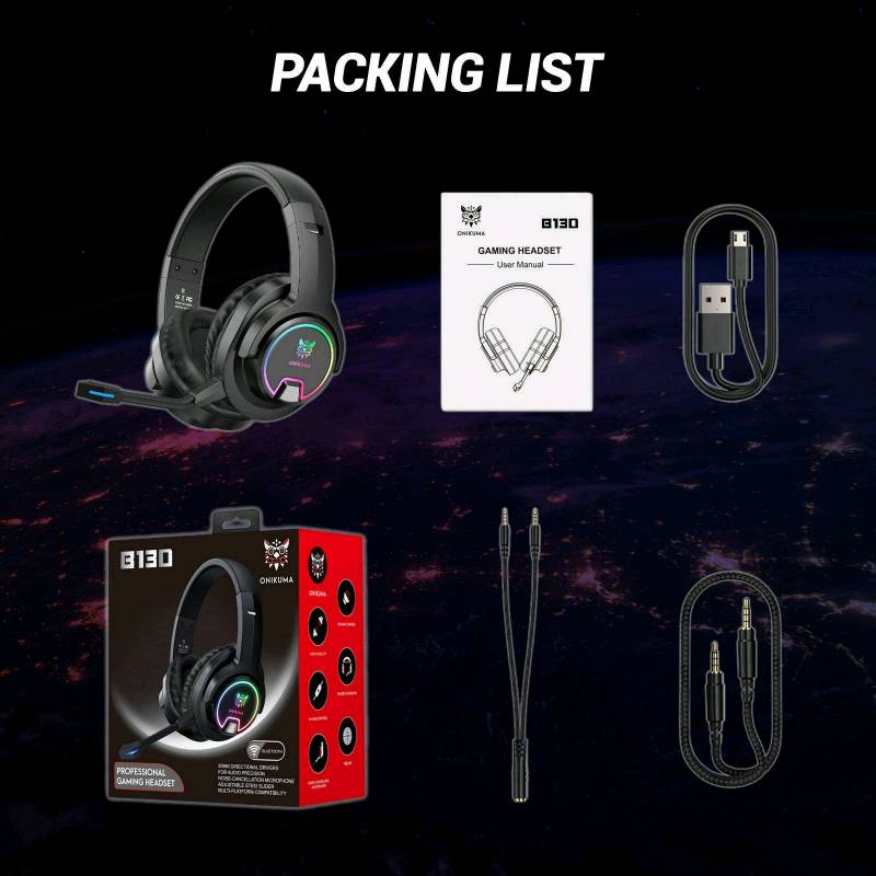 Audífonos Bluetooth ONIKUMA B130 en Quito