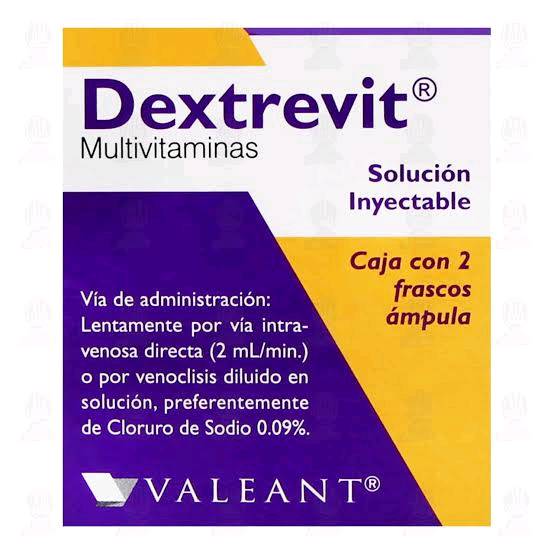 Dextrevit multivitaminas inyectable 2 frascos ampula intravenosa en ...