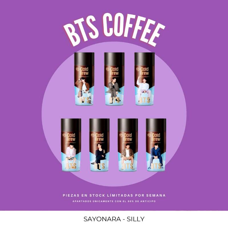 Pack completo BTS Coffee Cold Brew en Monterrey