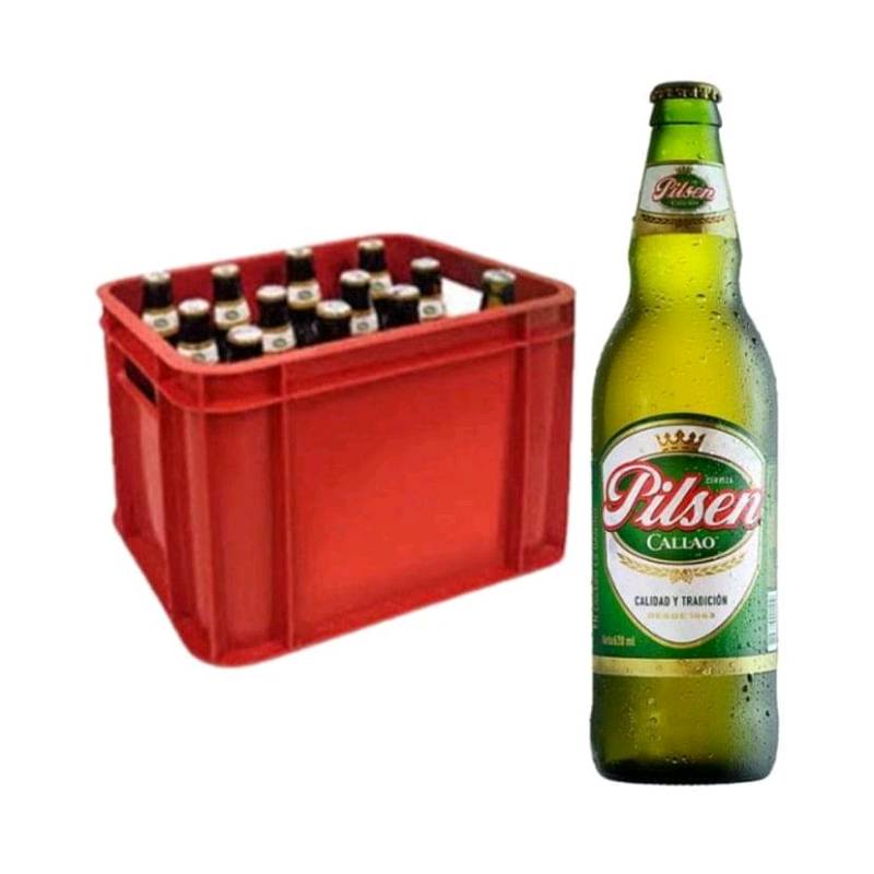 Cerveza Pilsen Callao Caja x 12Und Botella 630ml en Arequipa