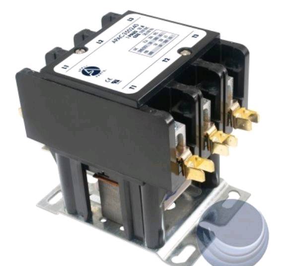 Contactor 3 polos 50 amp. Bobina 220v en Actopan