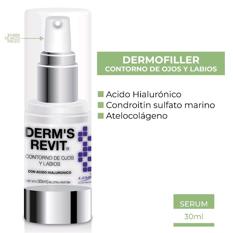 Derm's Revit contorno de ojos y labios en Merlo