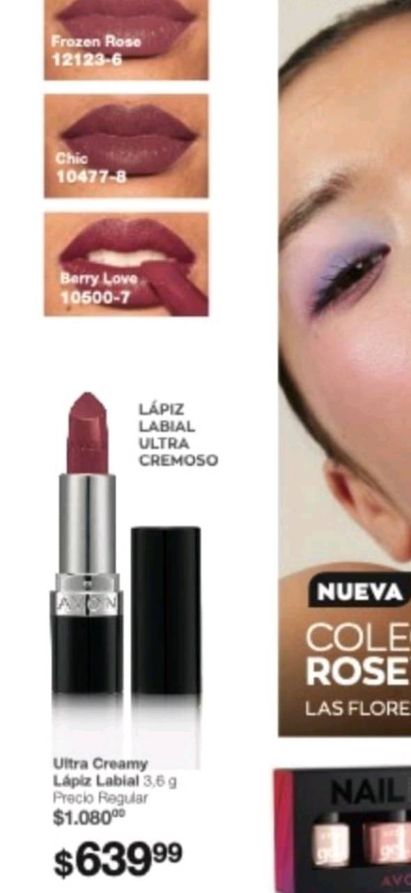 Avon Lápiz Labial Ultra Cremoso- Ultra Creamy en San Luis