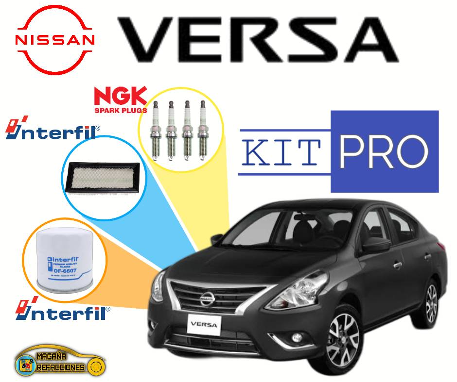 Kit Afinación Nissan Versa PRO en Mexico City