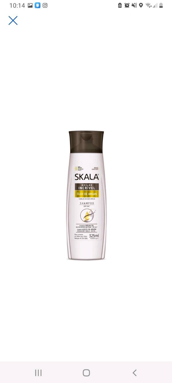 Shampoo Skala Argan Oil 325ml en Panamá