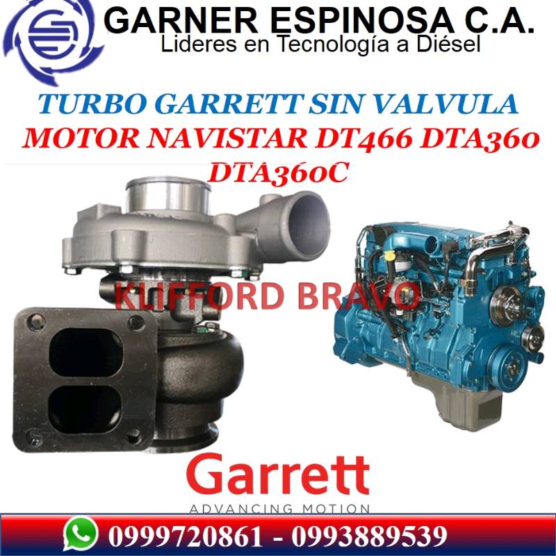 Turbo para motor Navistar DT466 DTA360 DTA360C en Guayaquil