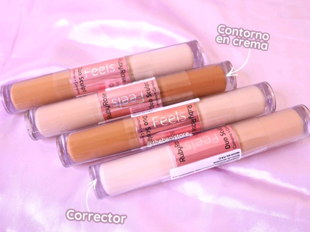 Duo de corrector y contorno en Bogota