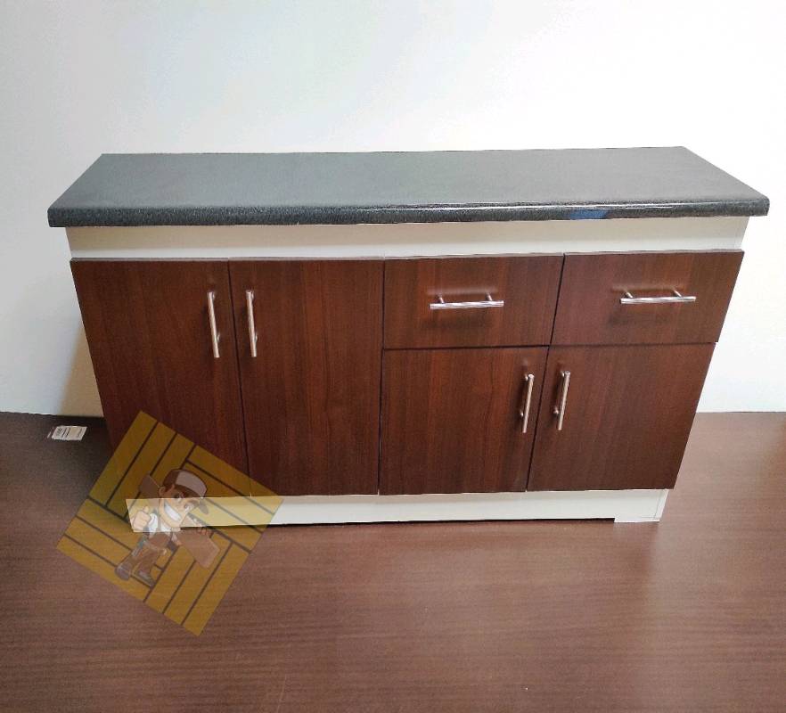 Mueble base color coigue chocolate en Concepción