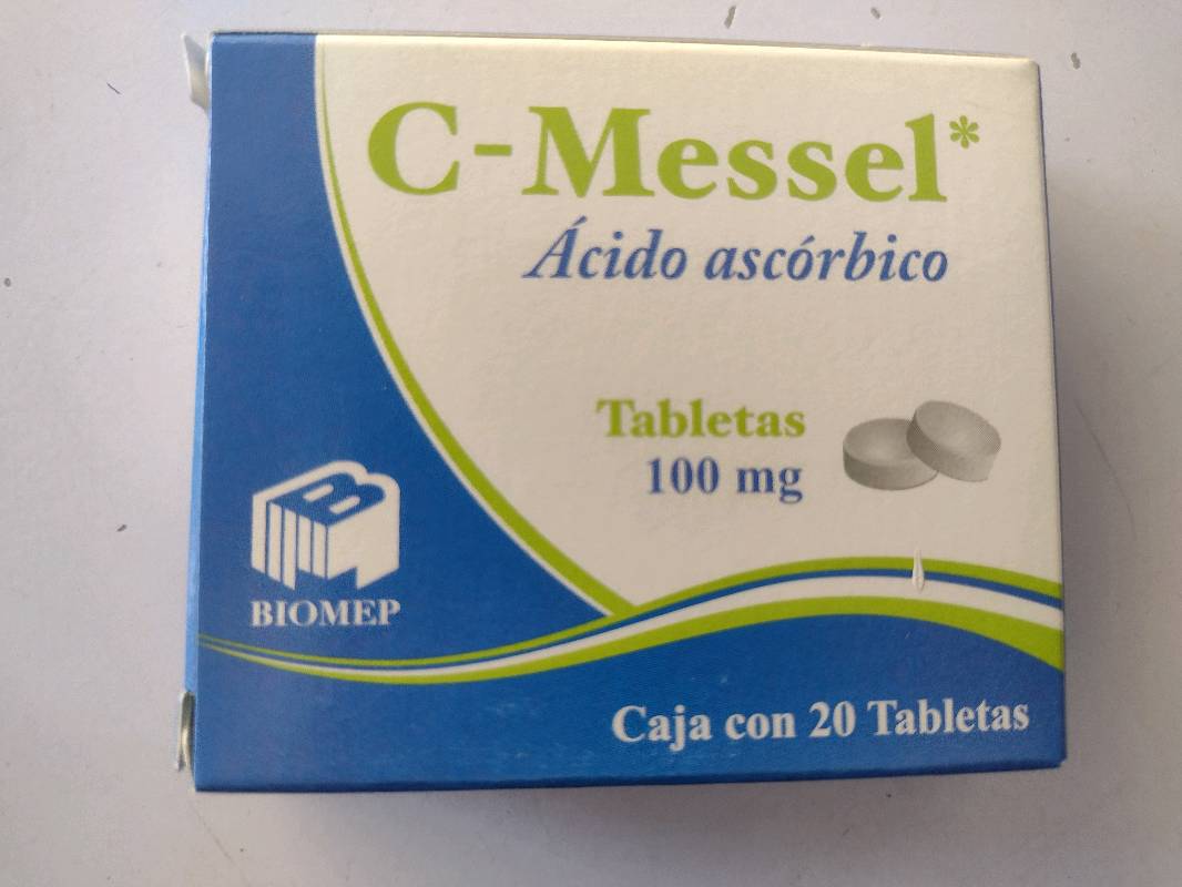 C-Messel (Ácido ascórbico 100mg) 20 tabs. en San Juan del Río