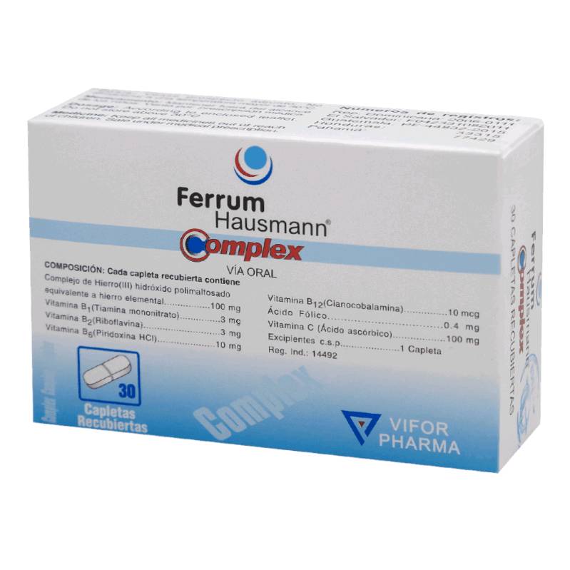 Ferrum Hausman Complex x 30 Tabletas en Juticalpa
