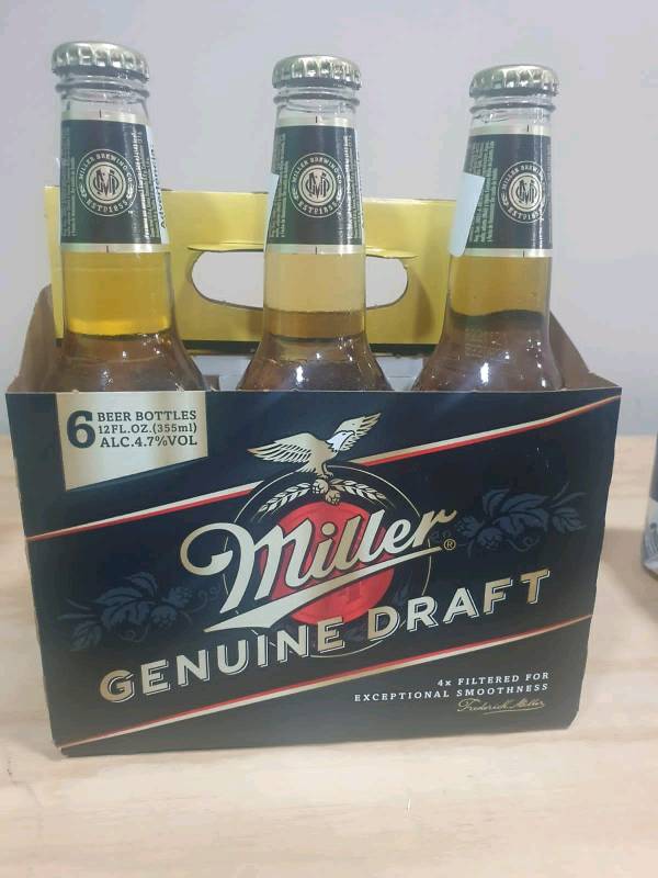 Cerveza Miller Genuine Draft botella en Tegucigalpa