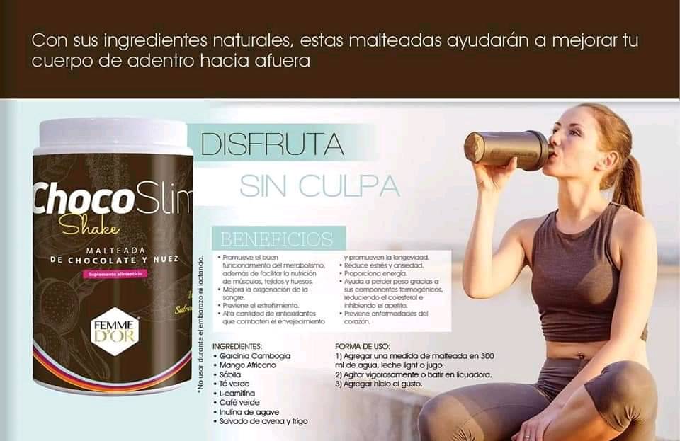 Malteada Choco Slim en Aguascalientes