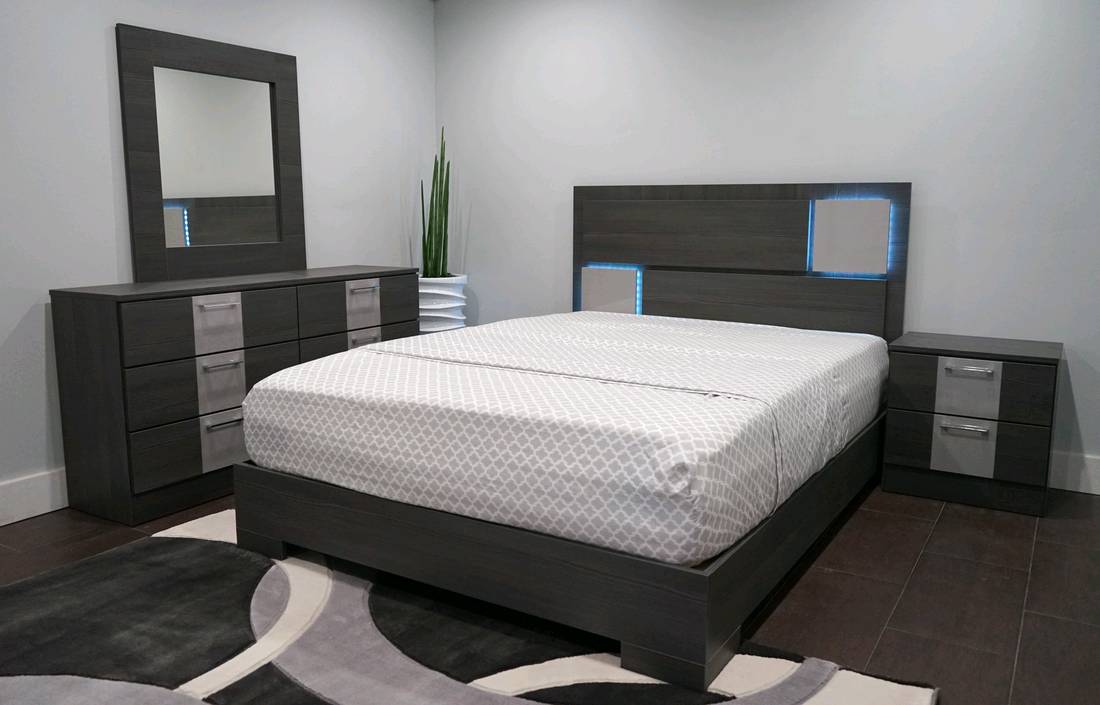 Juego de cuarto moderno en North Bergen