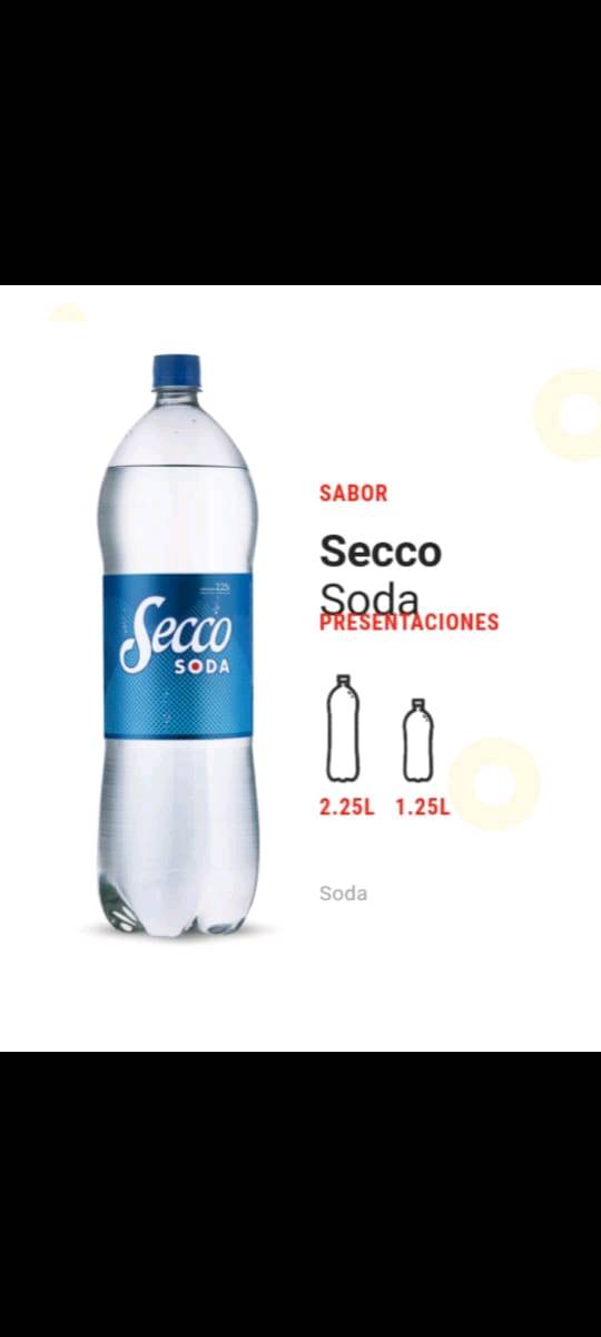 Soda secco x2 1/4lts en salta