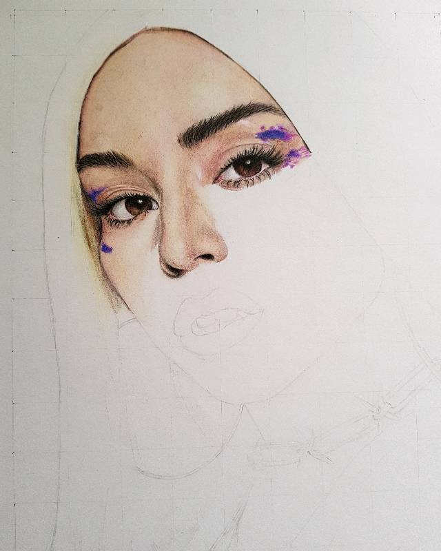 Dibujo AVA MAX en Panamá