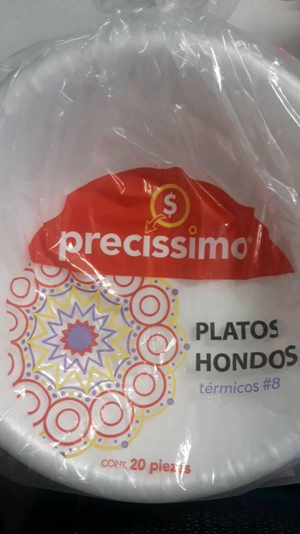 Precissimo platos hondos termicos c/20 en lapaz