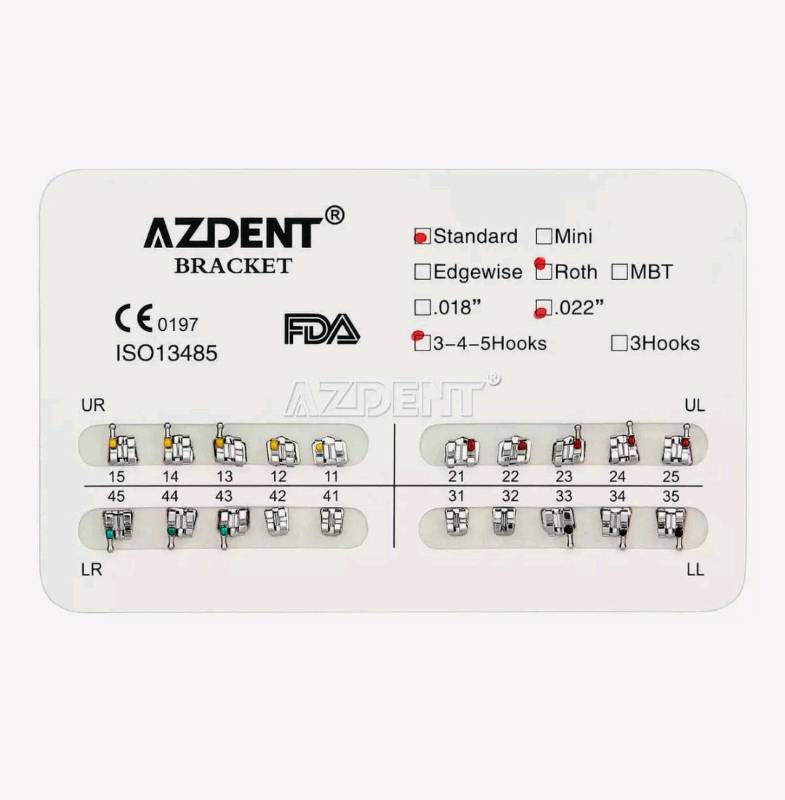 Brackets azdent standar roth en Punta Colorada