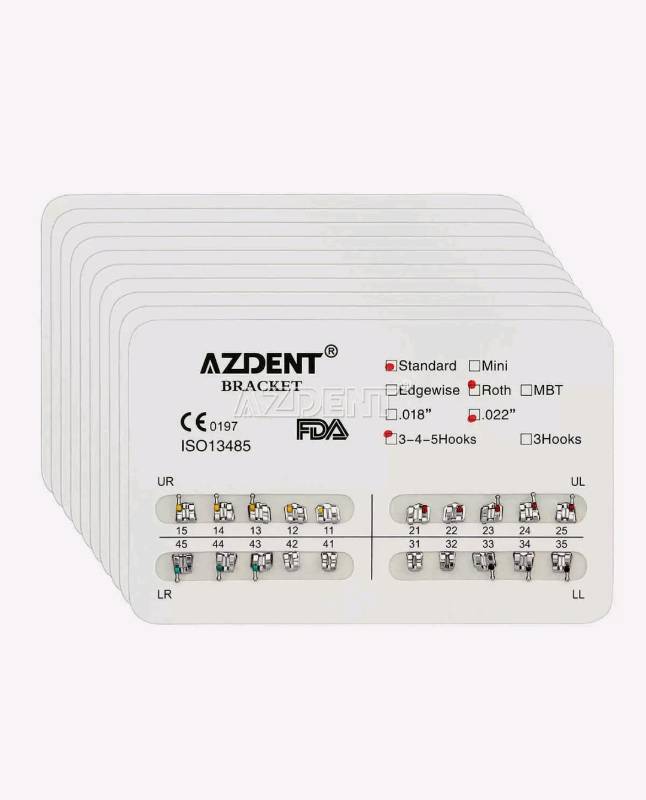 Brackets azdent standar roth en Punta Colorada