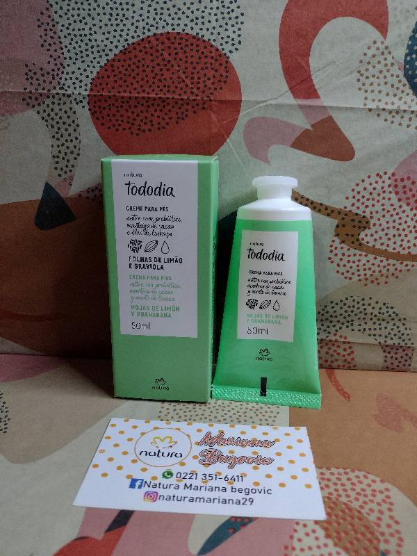 Tododia crema para pies hojas de limón y guanábana en La Plata