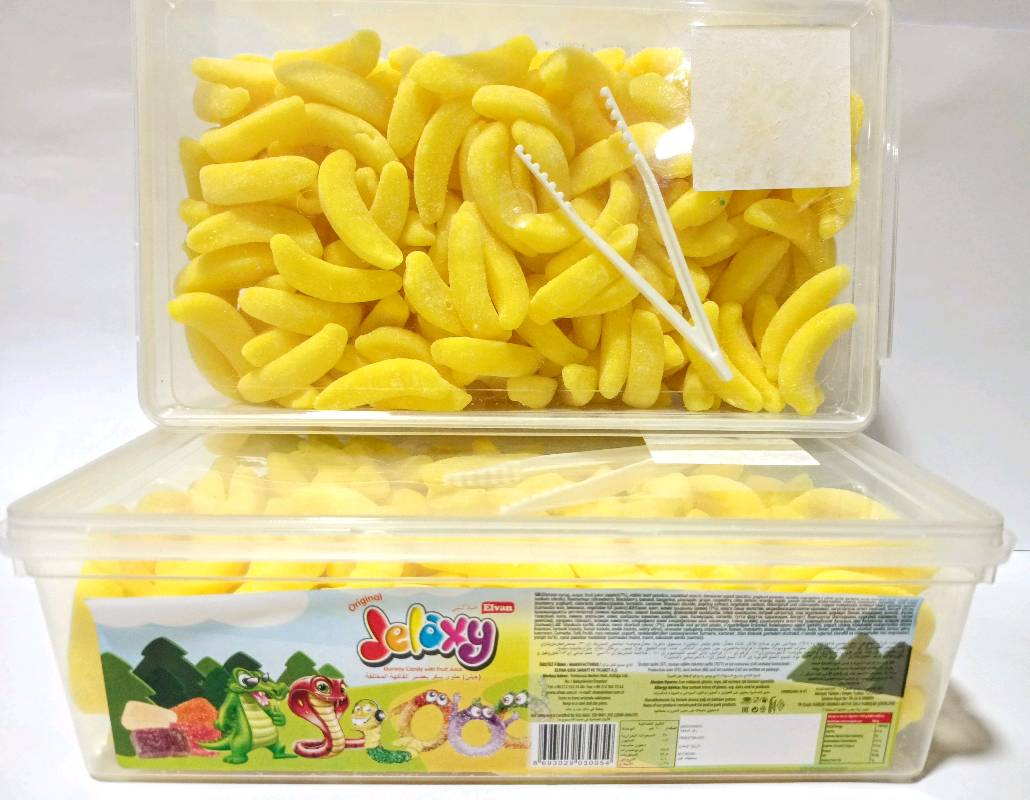 Gomitas Kilo de bananas (bandeja Jelaxy) en San Salvador