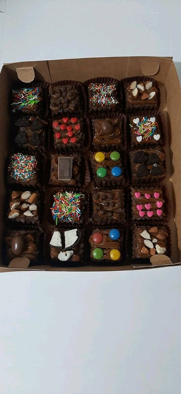 Caja de 20 mini Brownies