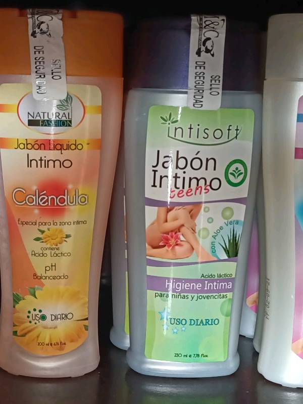 Jabón líquido intimo en variedad en Bogotá