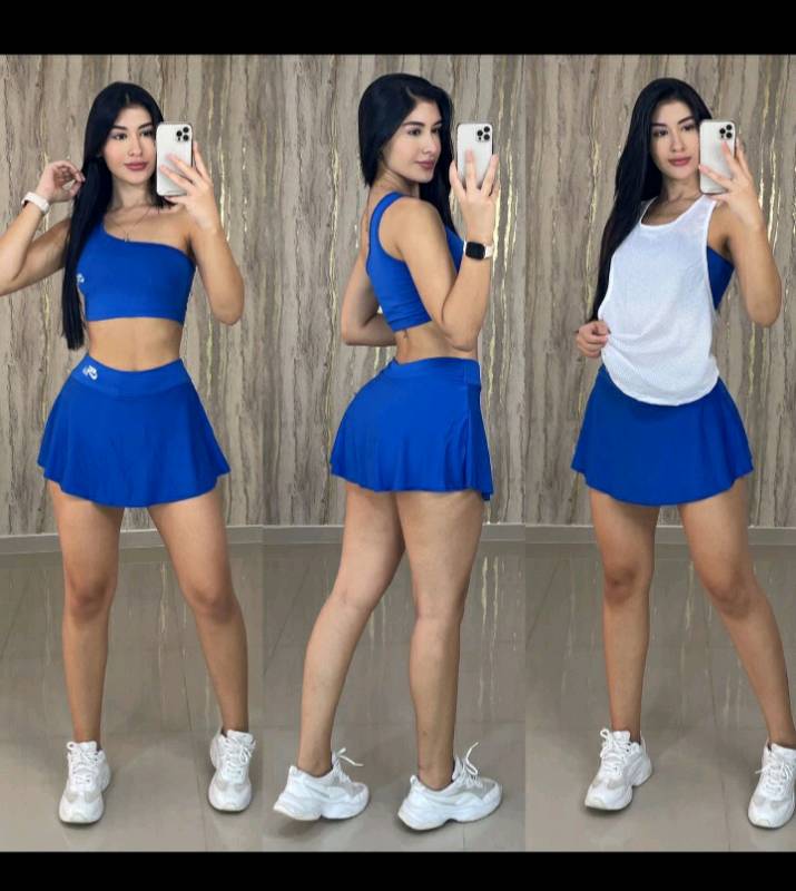 Conjunto 3 piezas en falda short en Cali
