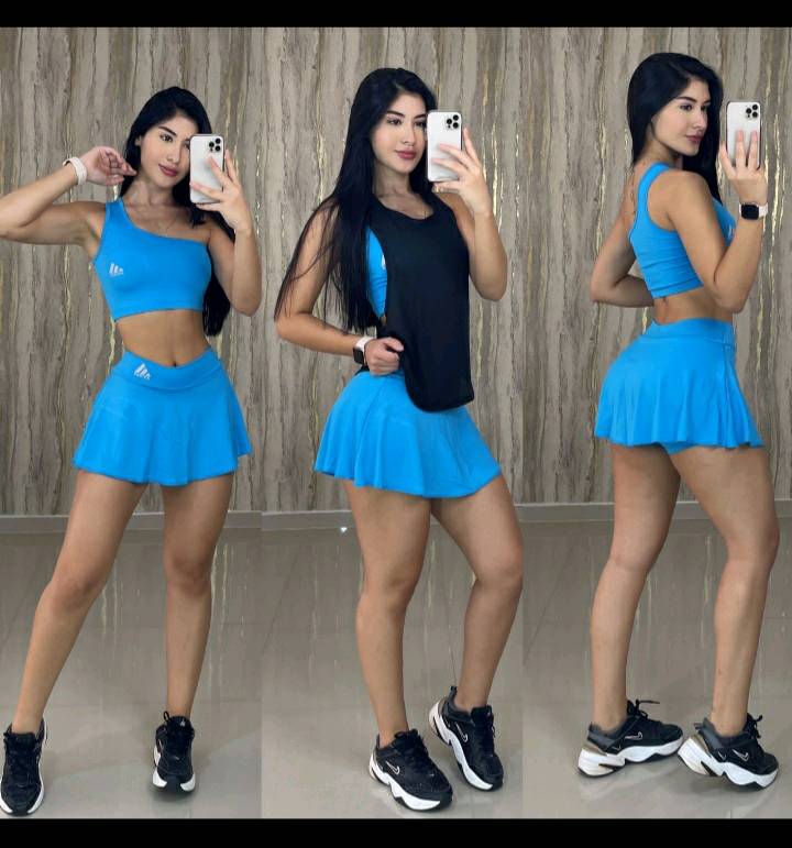 Conjunto 3 piezas en falda short en Cali