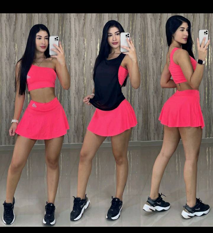 Conjunto 3 piezas en falda short en Cali
