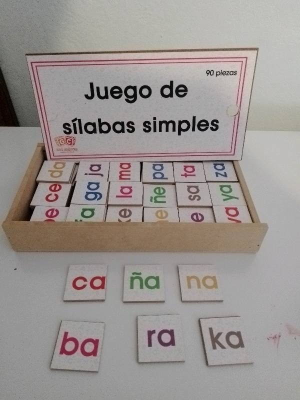 Juego de silabas simples en Tuxtla Gutiérrez