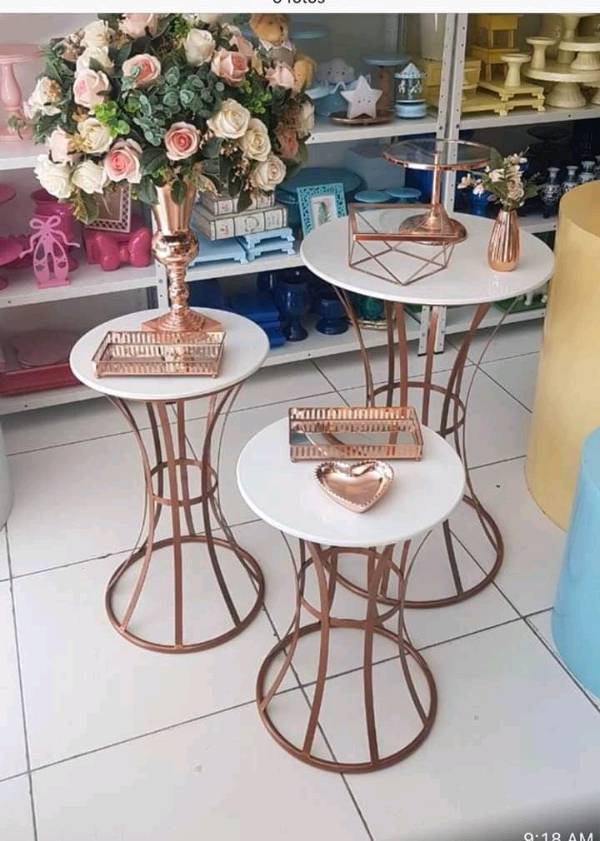 Mesas curvas juego de 3 en Lima