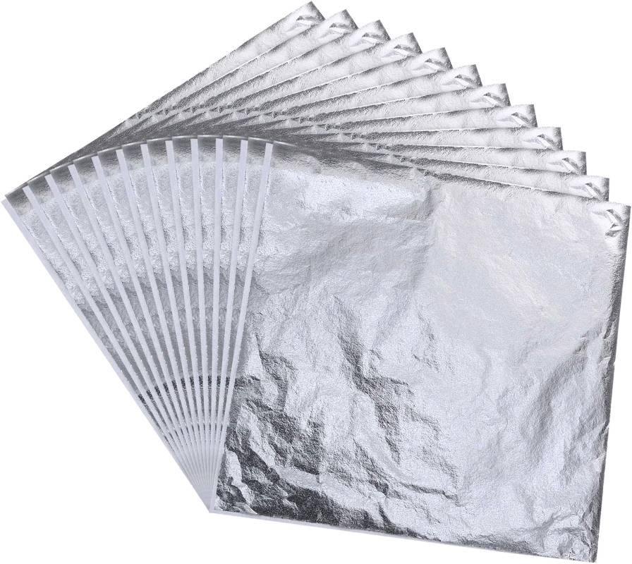 Hoja Hojilla Lámina Pan De Oro Color Plata en Zumpango del Rio