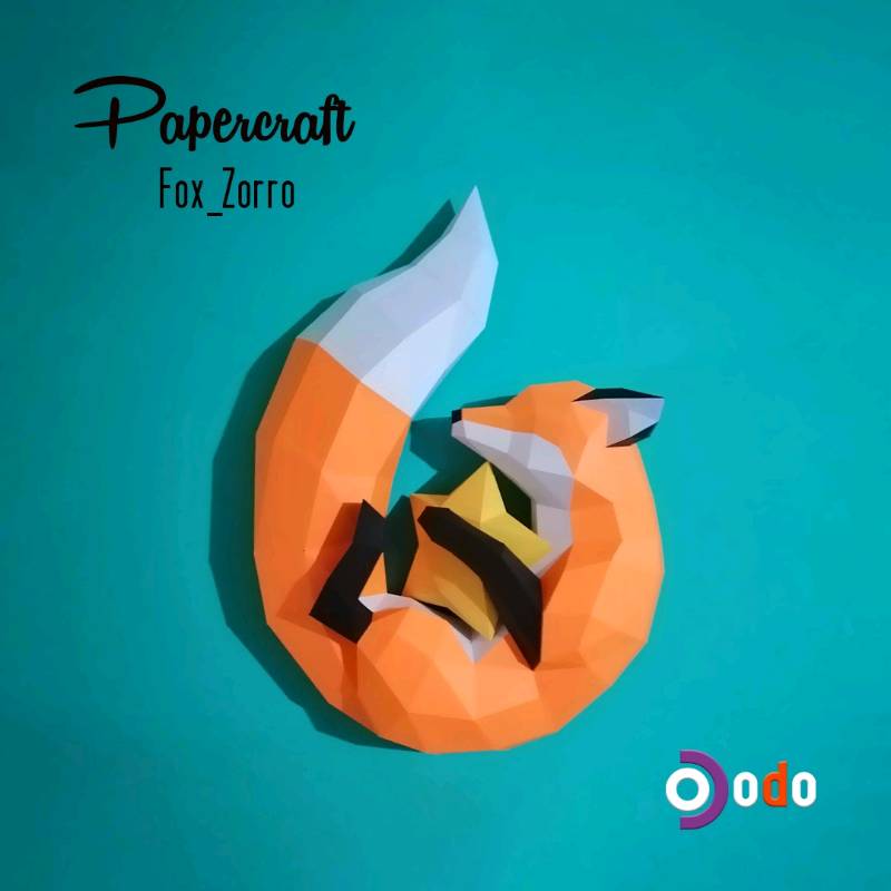 Fox - Zorro, papercraft en La Paz