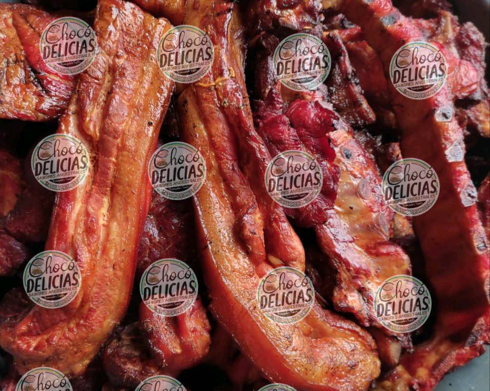 Chicharrón carnudo en Medellín