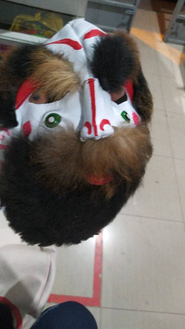 Máscara de chuto en lima